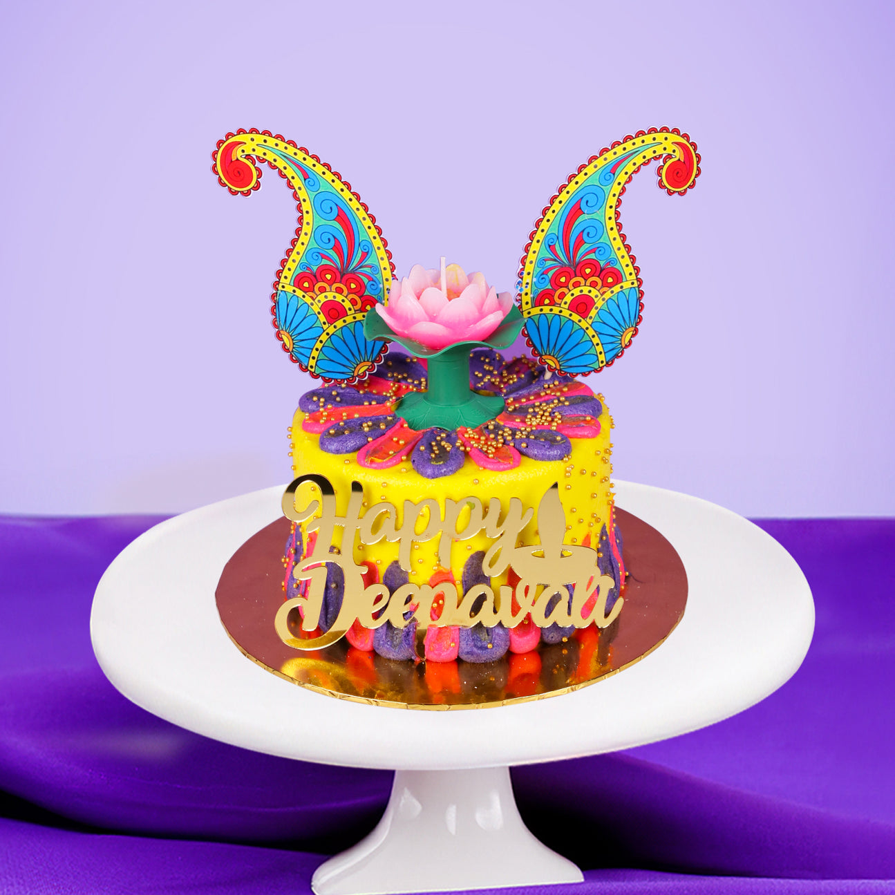 排灯节 Rangoli | 一起做蛋糕 | 排灯节美食与礼物 - Cake Together