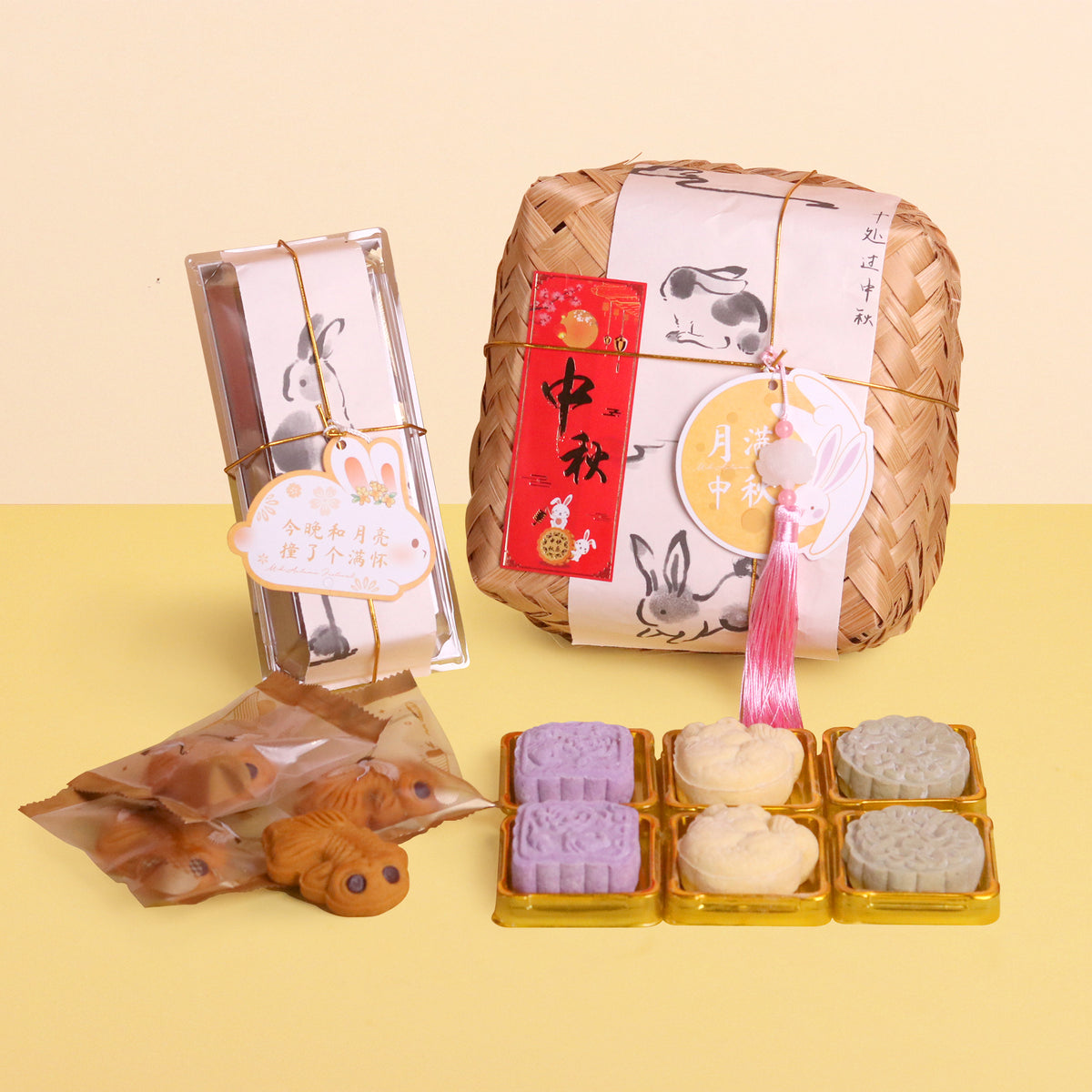 花好月圆 Snow Skin Mooncake Box | Cake Together | Mooncake Delivery
