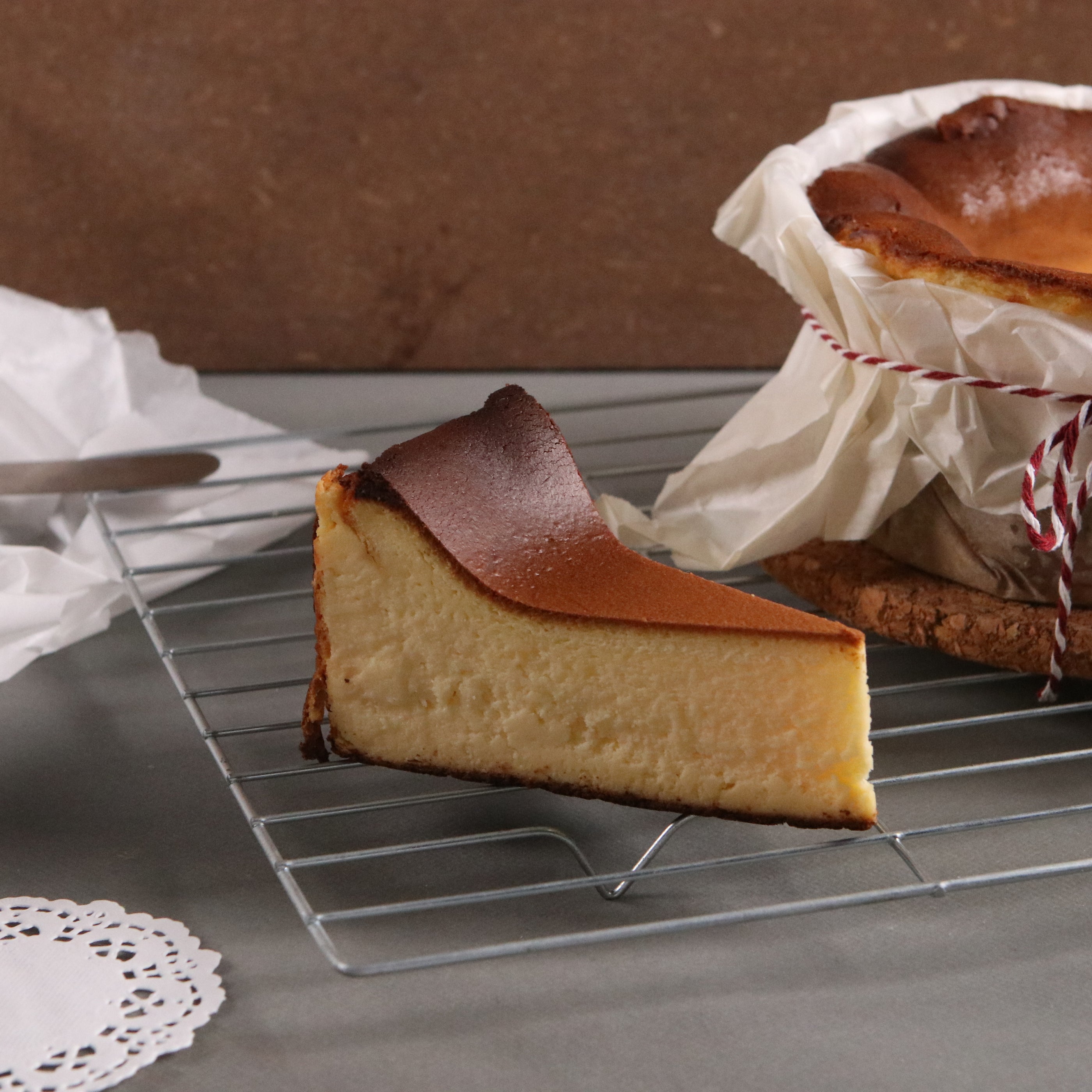 Aussie Burnt Cheesecake | Cake Together | Cake & Gift Delivery