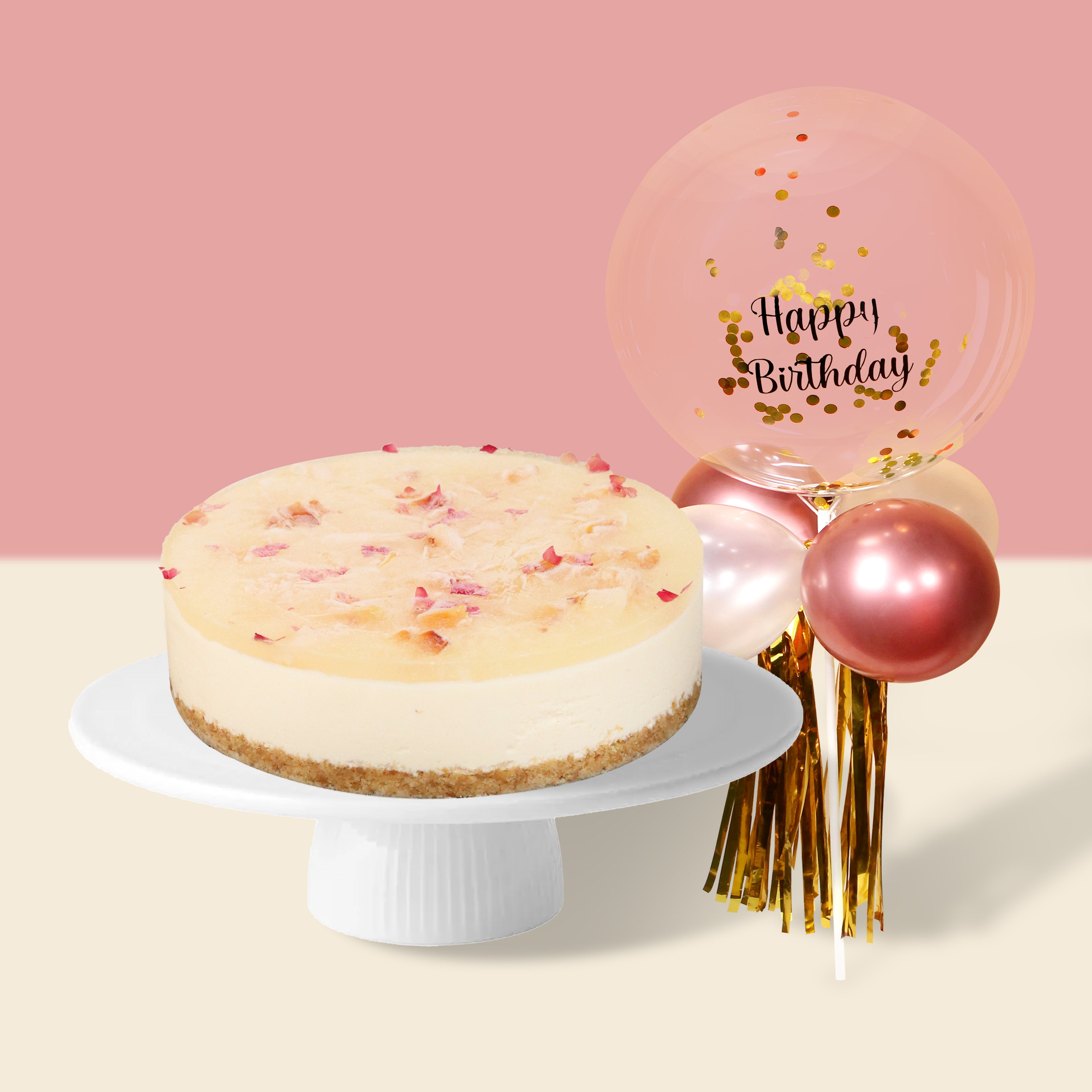 Happy Birthday Cheesecake Slice Of A Cheesecake With Happy Birthday