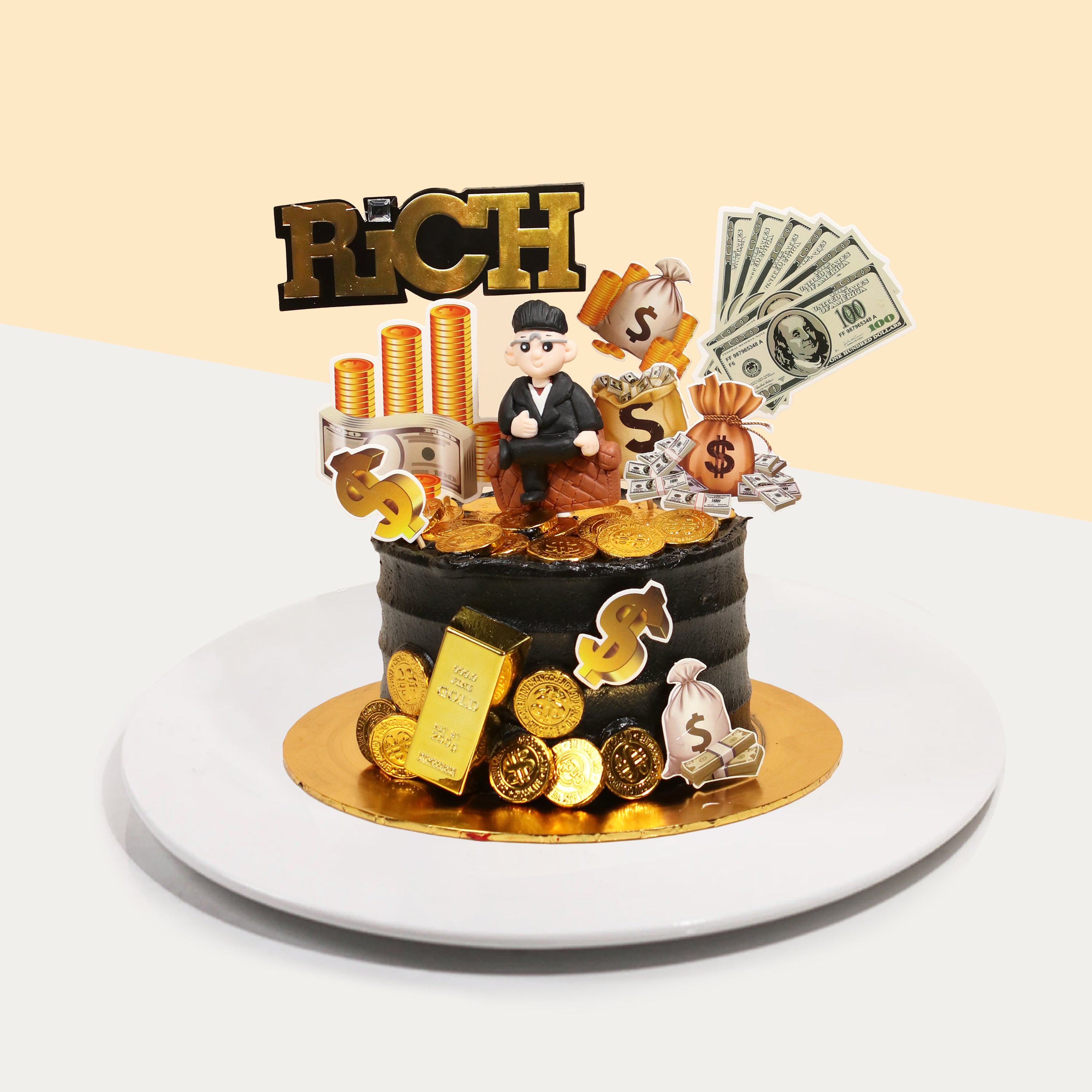 Rich Man | Cake Together | Online Birthday Cake Delivery