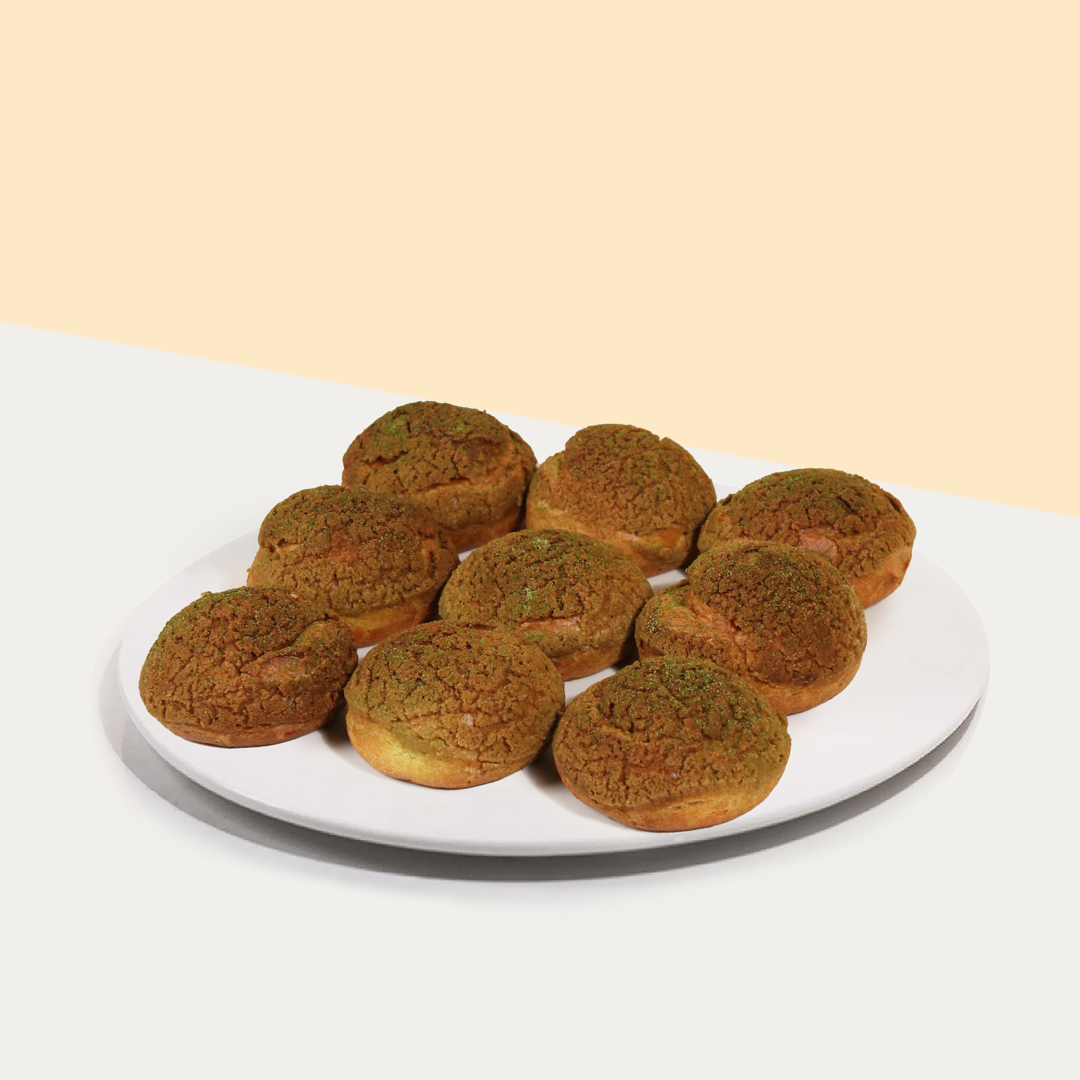 Matcha Choux Pastry 9 Pieces | Cake Together | Cake Delivery