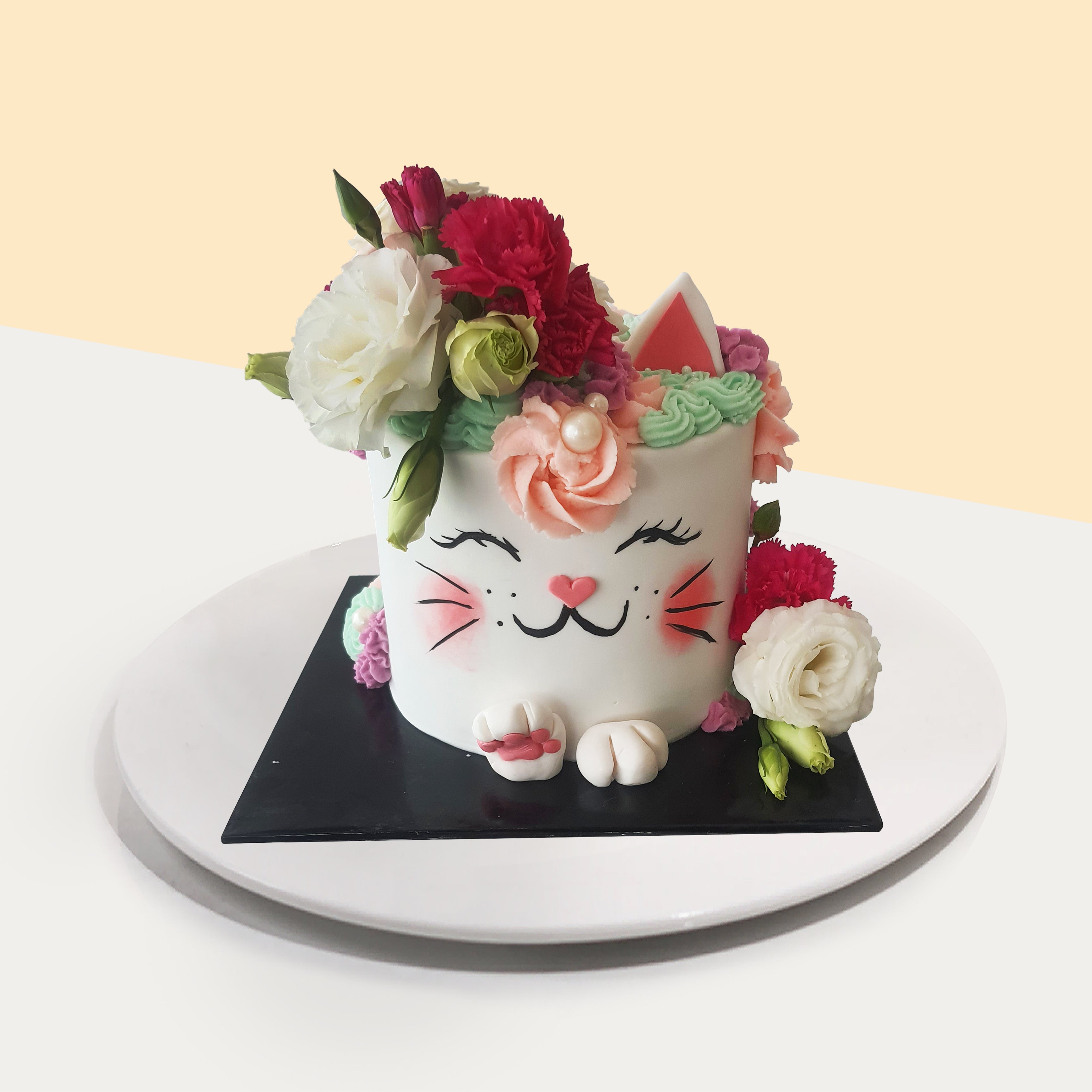 Vegan Love Kitty | Cake Together | Online Birthday Cake Delivery