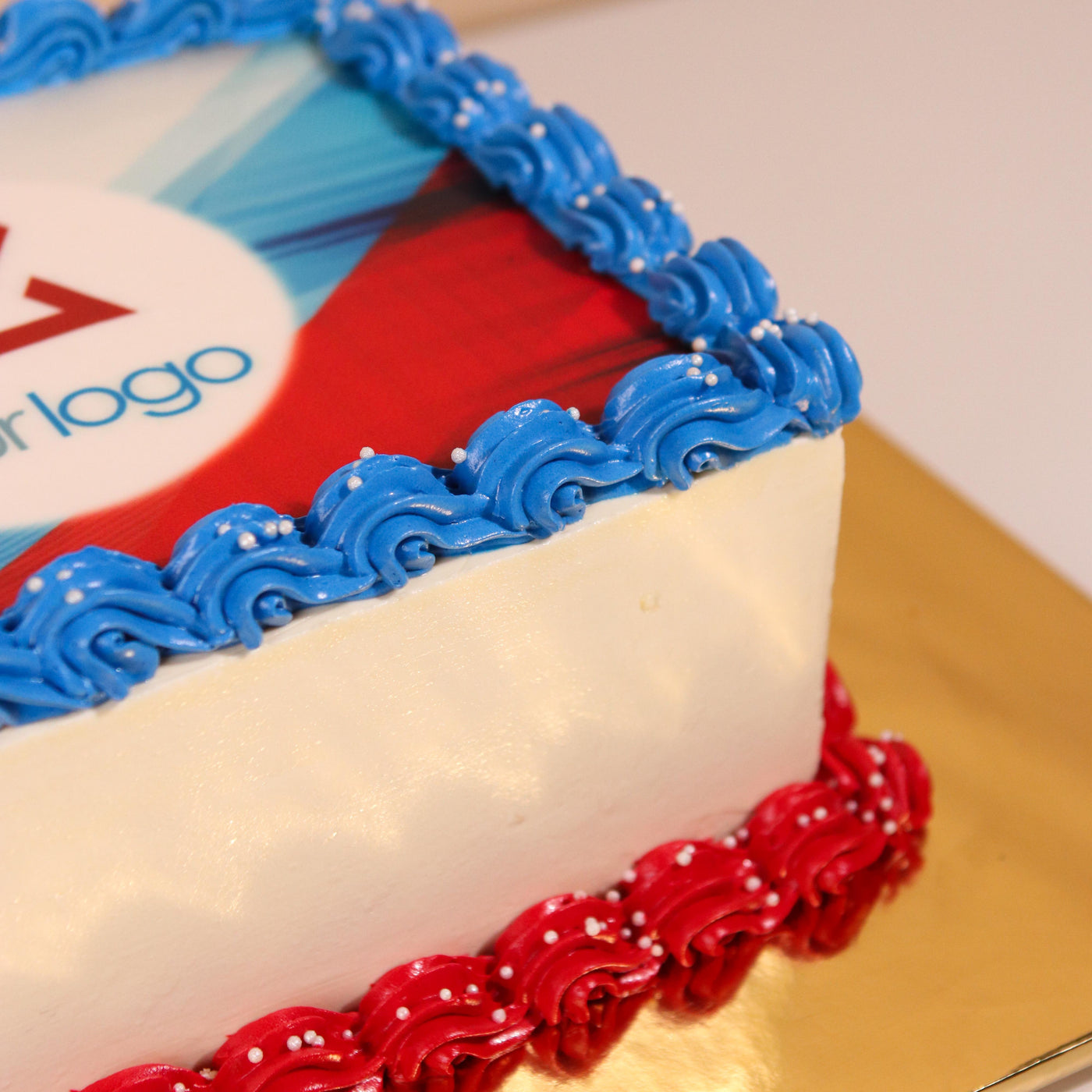 Edible Image Cake with Customizable Corporate Logo — Cake Together