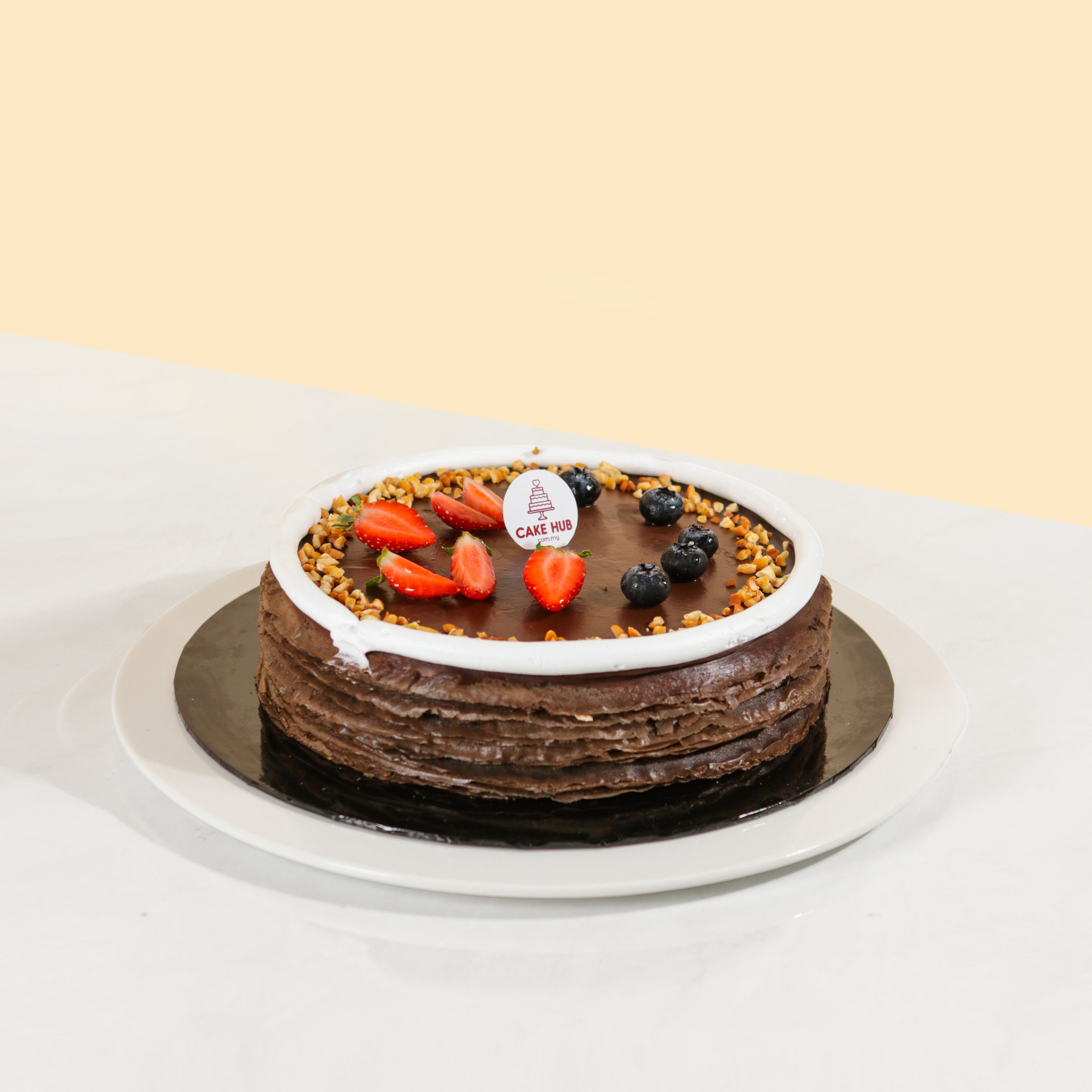 Peanut Chocolate Crepe Cake | Cake Together | Birthday Cake