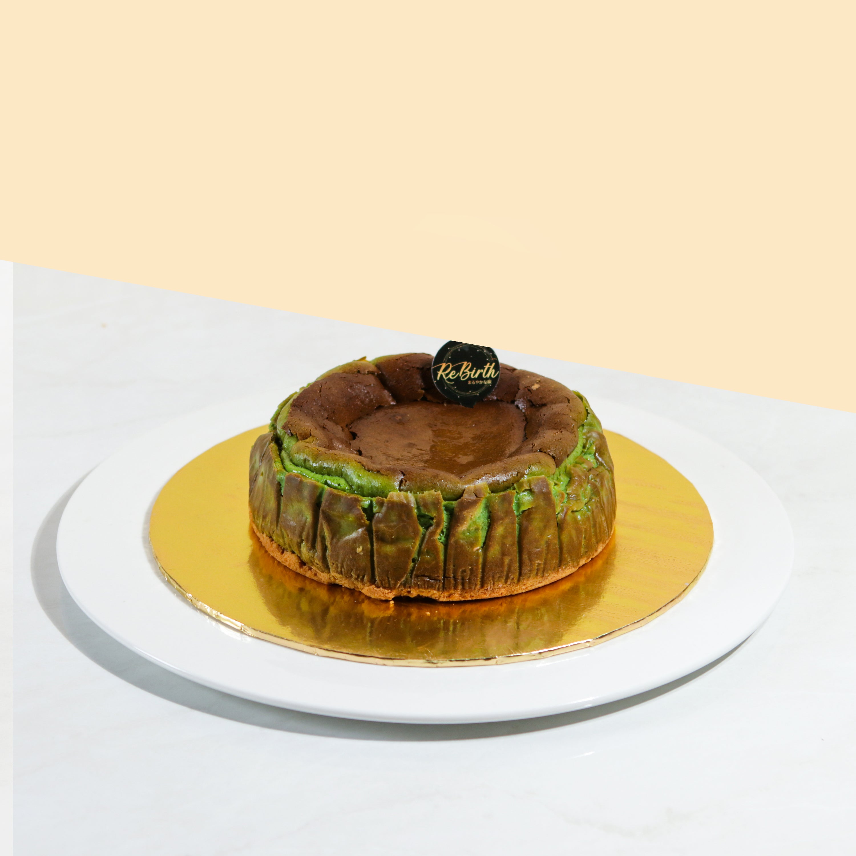 Greentea Burnt Cheese Cake | Cake Together | Birthday Cake Delivery