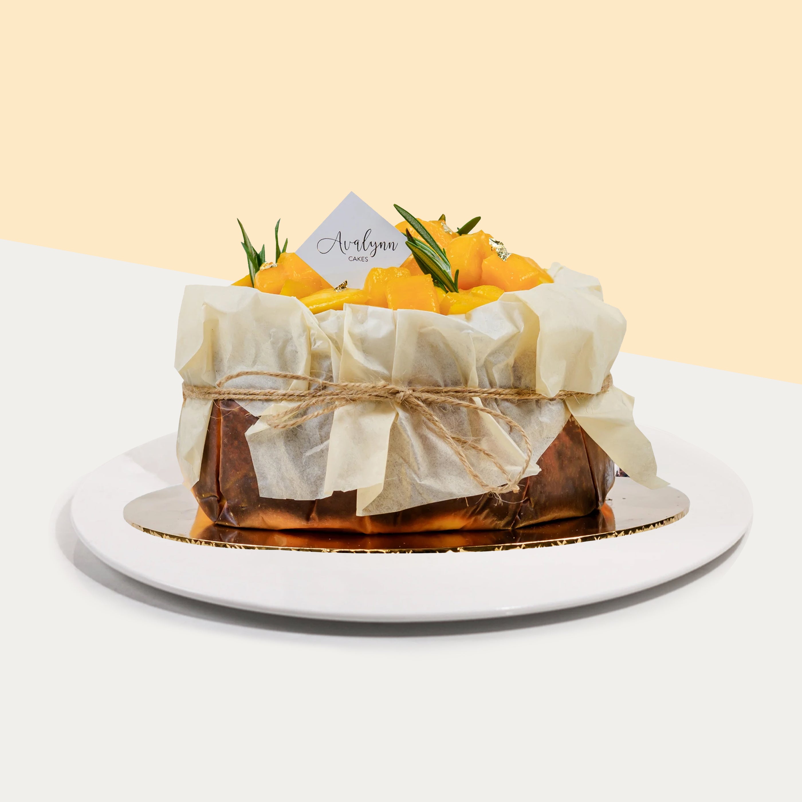 Mango Burnt Cheesecake 6 inch | Cake Together | Birthday Cake